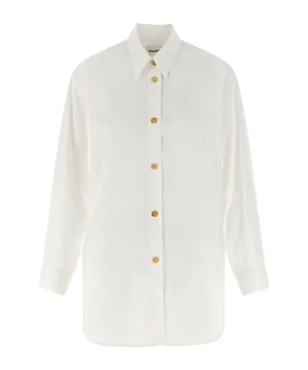 Khaite Single-breasted Shirt - White