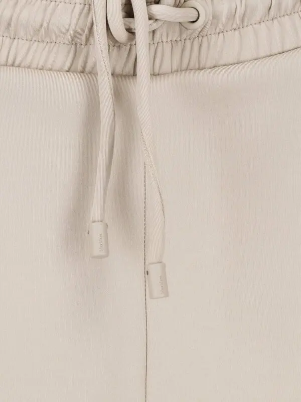 Max Mara Elasticated Drawstring Waist Wide Leg Pants - No