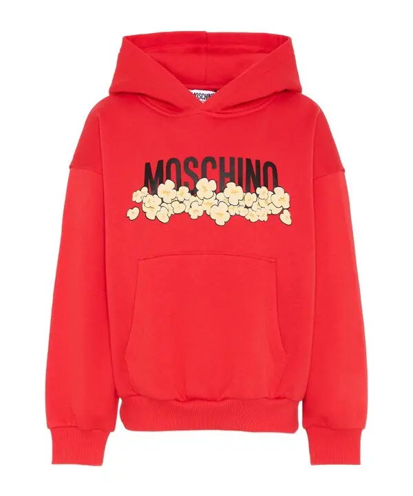 Moschino Logo-print Popcorn-motif Hoodie