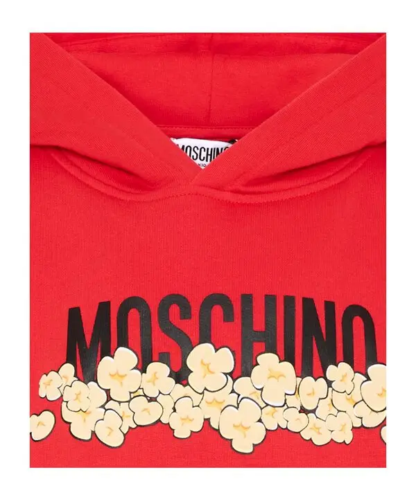 Moschino Logo-print Popcorn-motif Hoodie