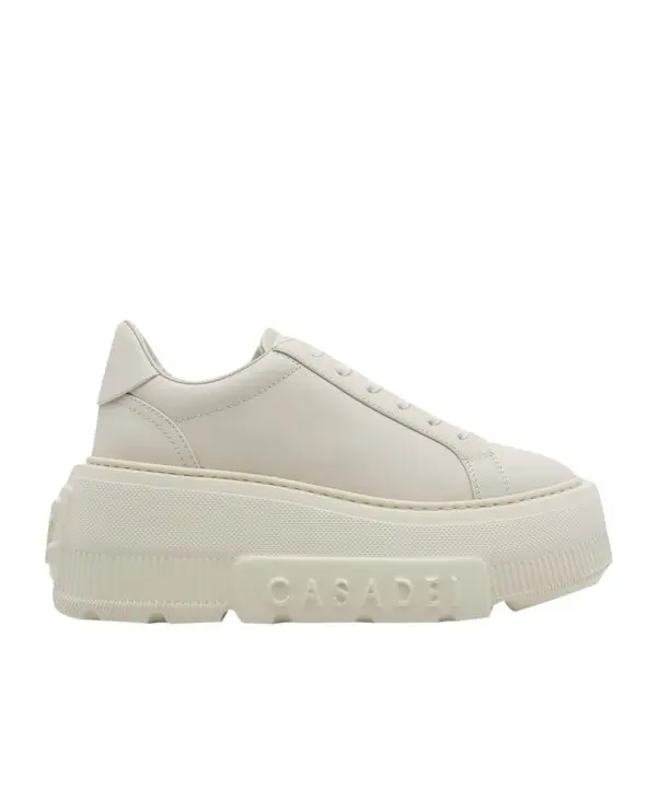 Casadei Wedge Low-top Sneakers - Milk