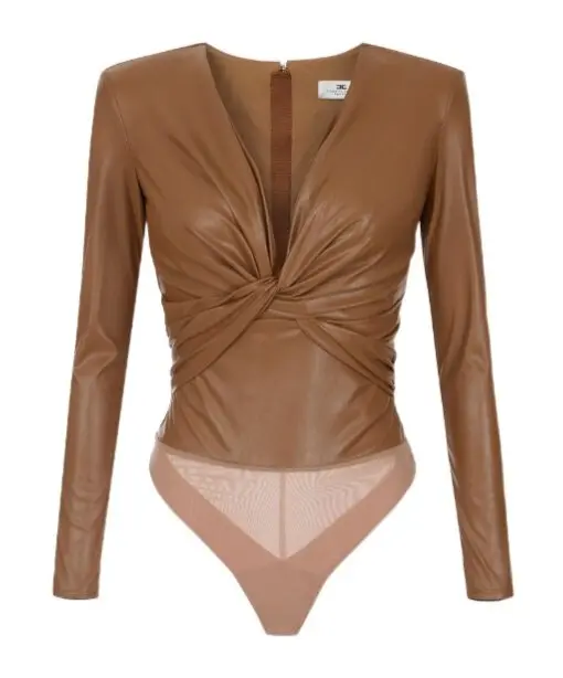Elisabetta Franchi Bodysuit With Knot