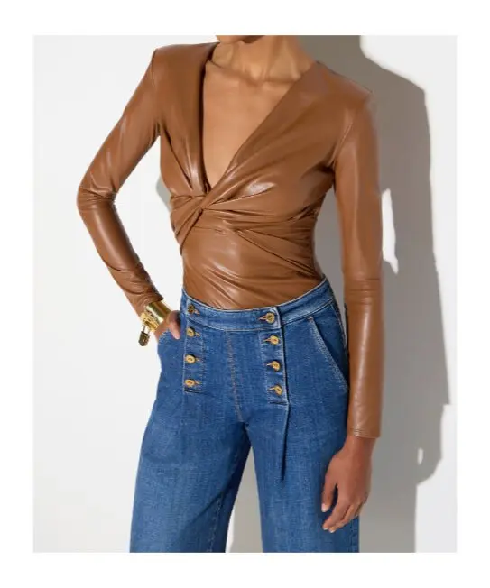 Elisabetta Franchi Bodysuit With Knot
