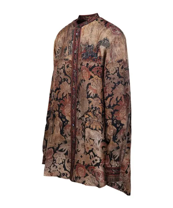 PIERRE-LOUIS MASCIA Long Sleeve Printed Shirt