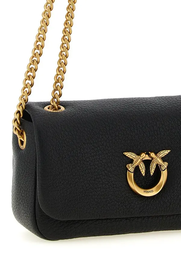 Pinko Love Birds Foldover Shoulder Bag