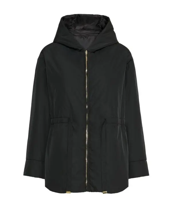 Max Mara Charme Zip-up Drawstring Coat