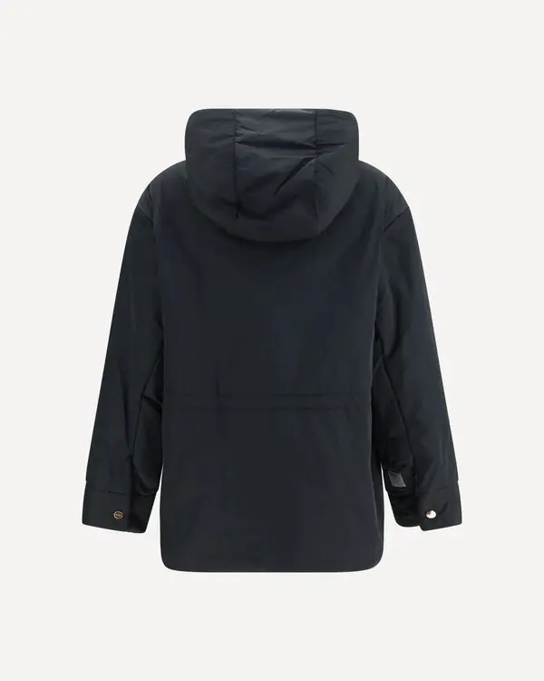 Max Mara Charme Zip-up Drawstring Coat