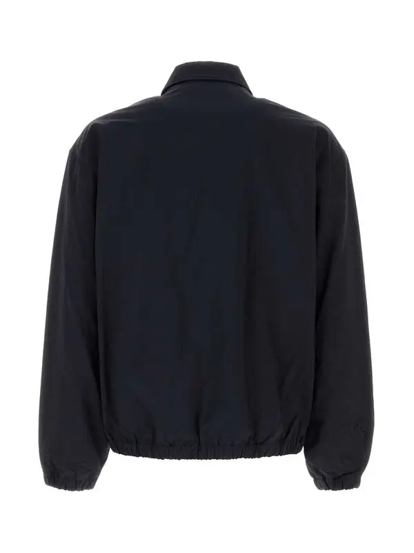 Prada Zip-up Bomber Jacket With Shirt Collar
