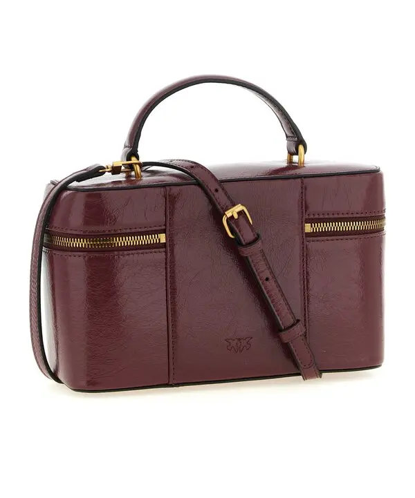 Pinko Crumpled Effect Leather Handbag