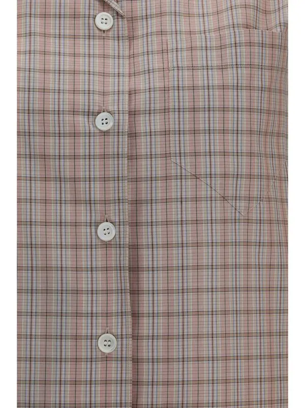 Prada Short-sleeved Checked Shirt