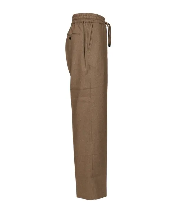Drole De Monsieur Drôle De Elastic Waist Straight-leg Pants