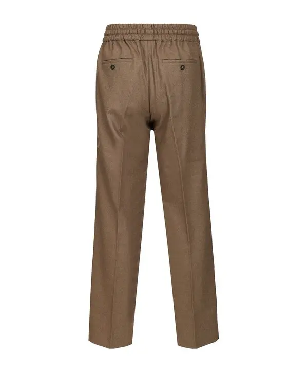 Drole De Monsieur Drôle De Elastic Waist Straight-leg Pants