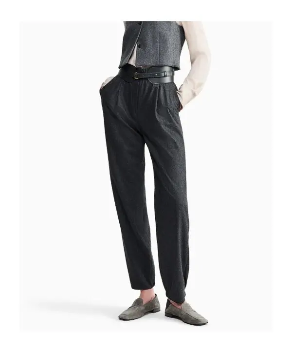 Giorgio Armani Elastic-waist Casual Trousers