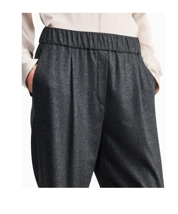 Giorgio Armani Elastic-waist Casual Trousers
