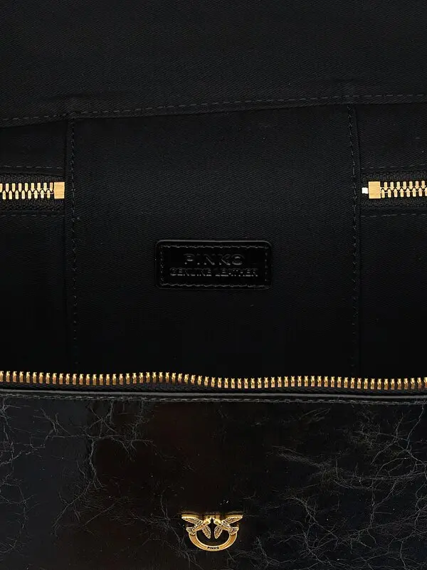 Pinko Love Birds Zip-up Handbag