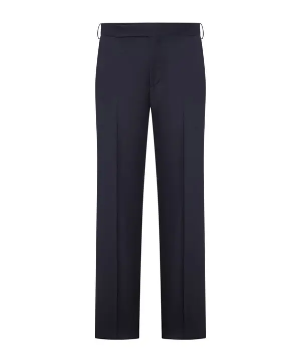 LARDINI Tailored Trousers With Belt Loops - Black