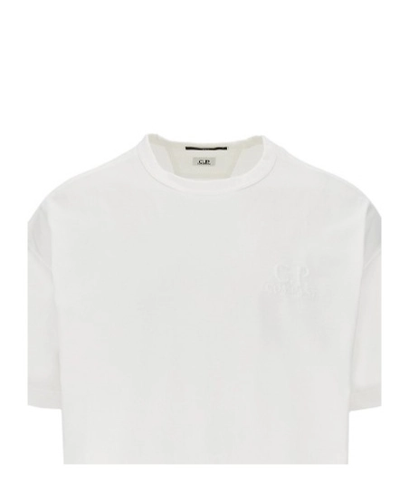 C.P. COMPANY 20/1 Jersey Short-sleeve Boxy T-shirt - White