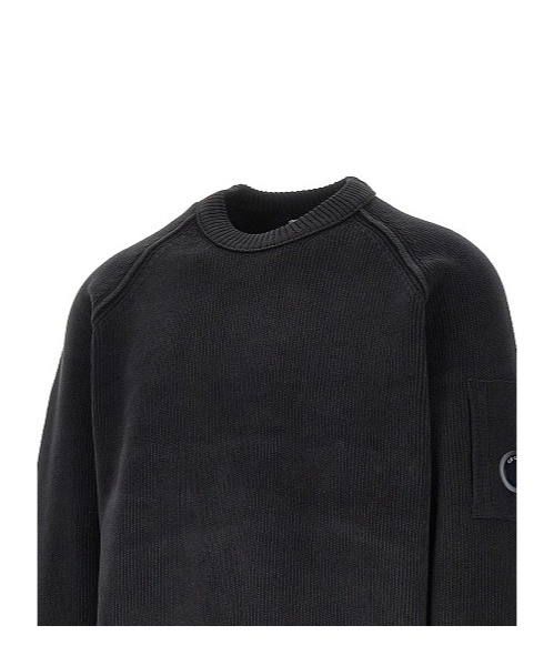 C.P. COMPANY Knitted Sweater With Lens Pocket