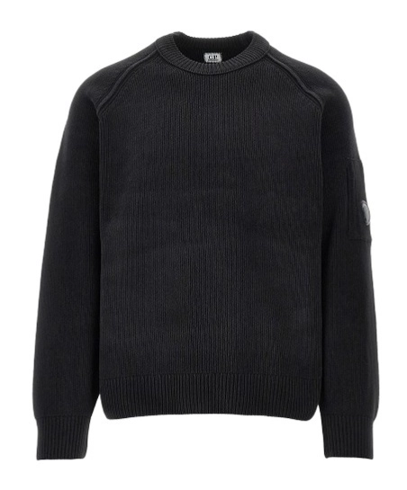 C.P. COMPANY Lens-detail Ribbed Knit - No