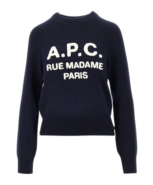 A.p.c. Long Sleeve Sweater - Black