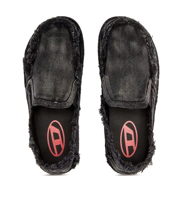 DIESEL® D-lukas Frayed Loafers