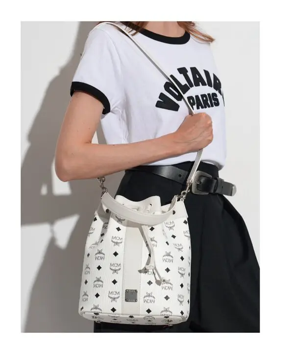 Mcm Drawstring Shoulder Bag