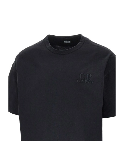 C.P. COMPANY Logo-embroidered T-shirt