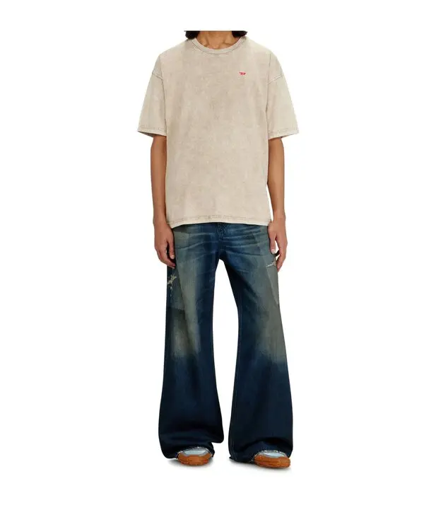 DIESEL® Logo-patch Cotton T-shirt
