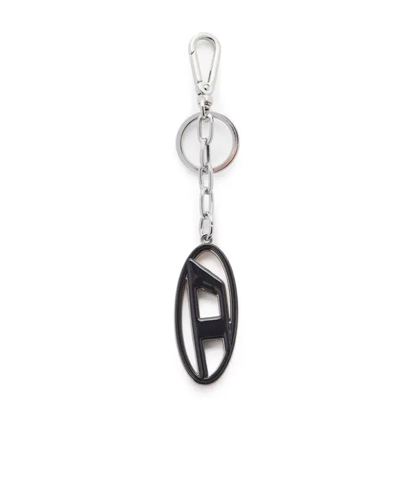 DIESEL® Cage-d Logo-charm Keyring