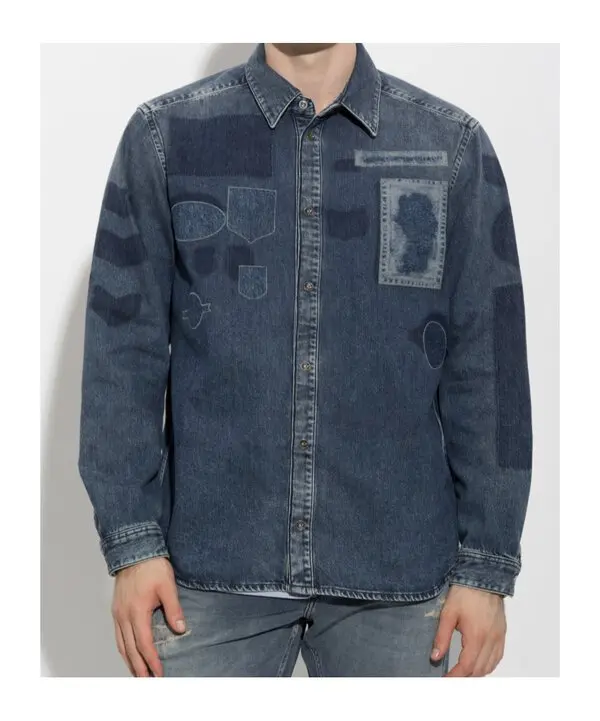 DIESEL® Long-sleeve Denim Shirt