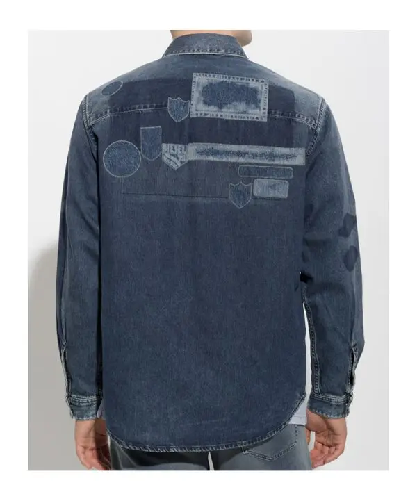 DIESEL® Long-sleeve Denim Shirt