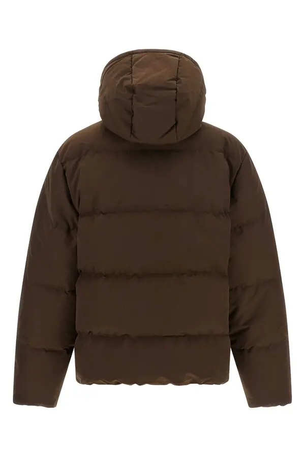 Polo Ralph Lauren Padded Jacket With Embroidered Logo - Brown