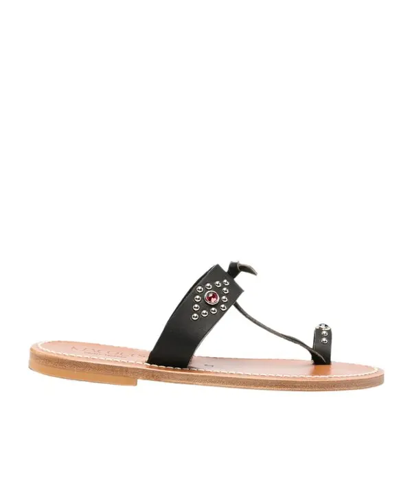 K.JACQUES Embellished Toe-strap Sandals