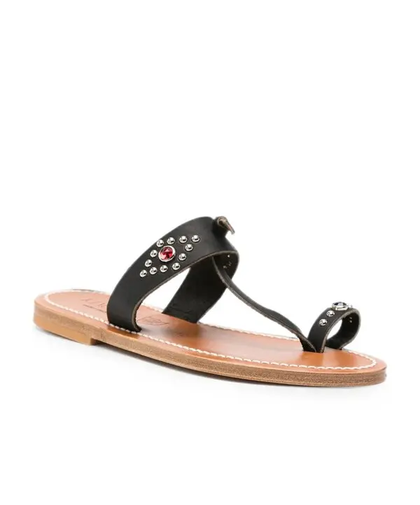 K.JACQUES Embellished Toe-strap Sandals