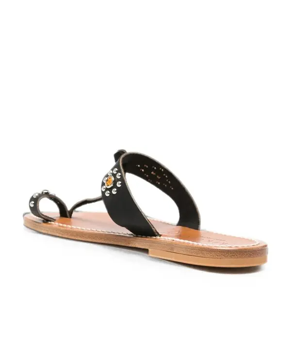 K.JACQUES Embellished Toe-strap Sandals