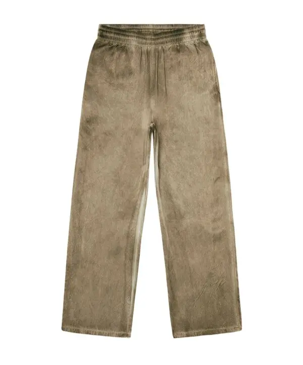DIESEL® Wrinkled-effect Track Pants