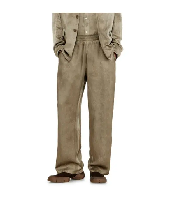 DIESEL® Wrinkled-effect Track Pants