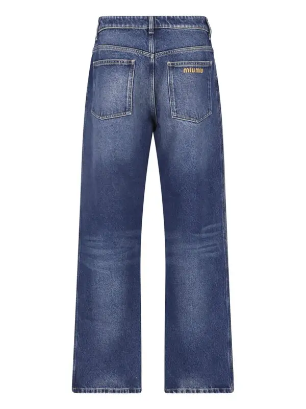 Miu Miu Five-pocket Denim Jeans - Blue