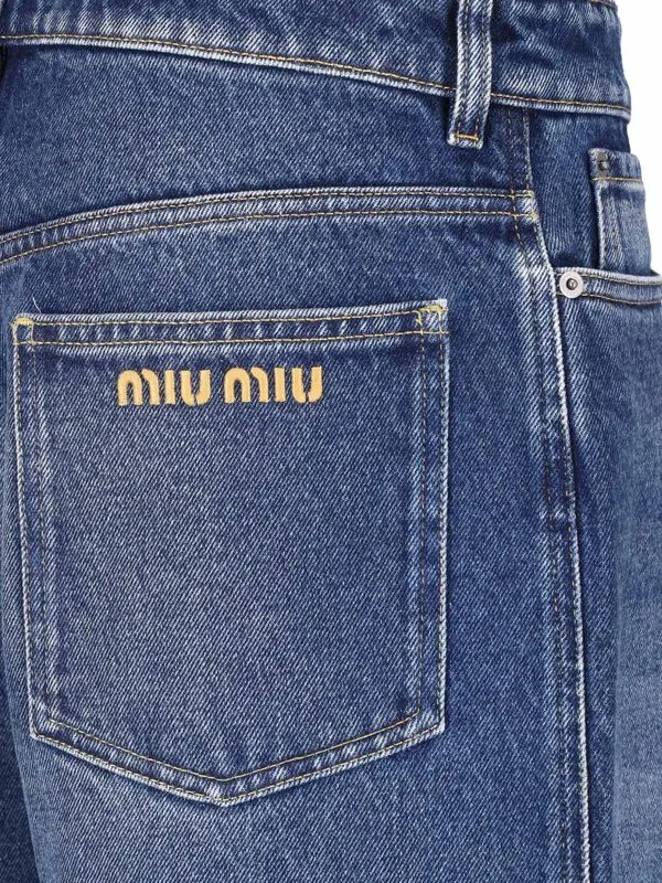 Miu Miu Five-pocket Denim Jeans - Blue