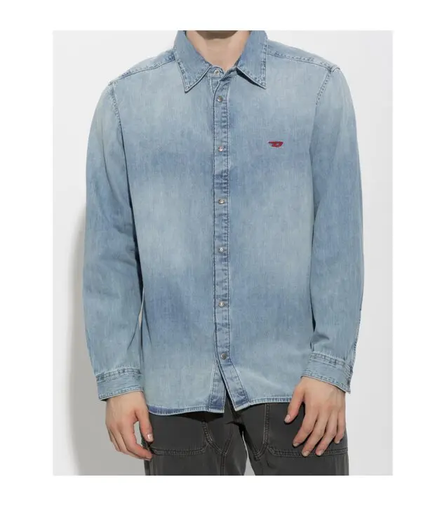 DIESEL® Long-sleeve Denim Shirt