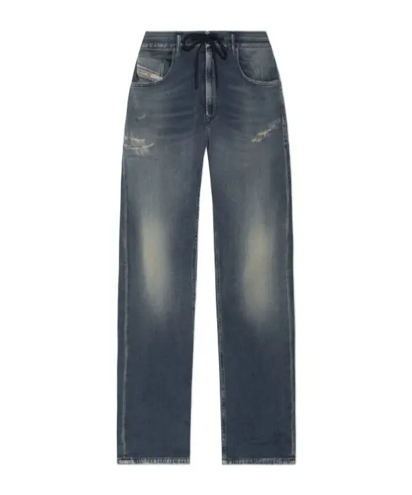 DIESEL® Belt-loop Jeans With Button Fly