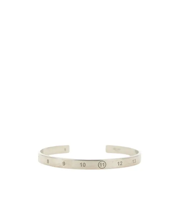 MAISON MARGIELA Engraved Numeral Bracelet - Silver