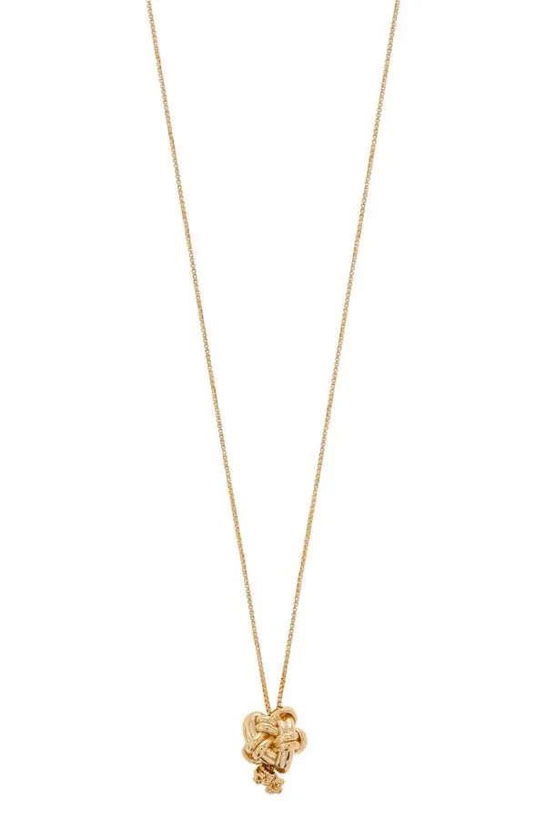 Bottega Veneta Knot Pendant Necklace