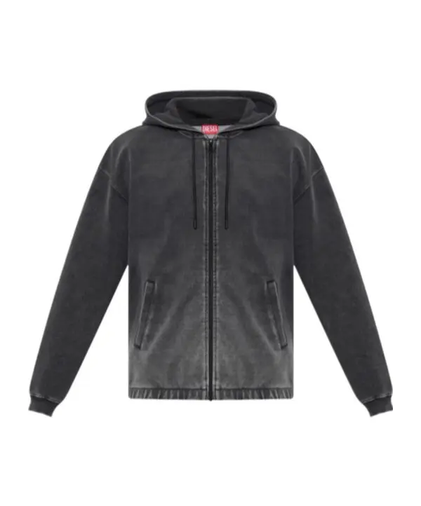 DIESEL® Long-sleeve Zip-up Sweatshirt