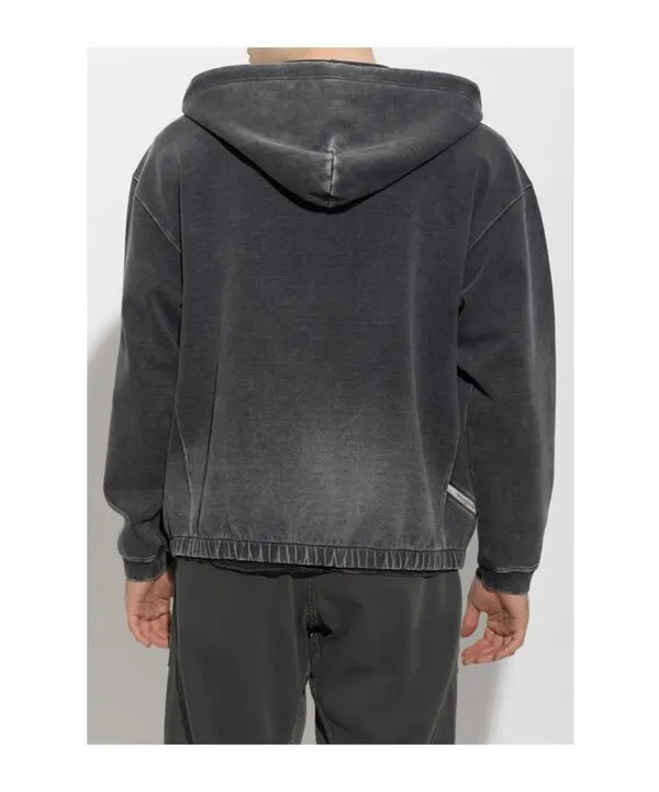 DIESEL® Long-sleeve Zip-up Sweatshirt