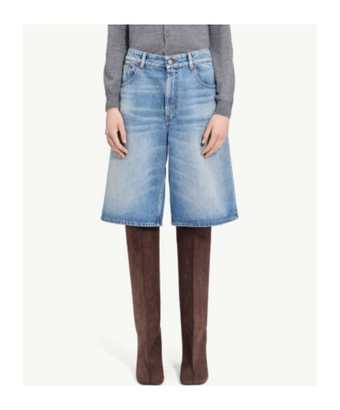 MAISON MARGIELA Denim Bermuda Shorts