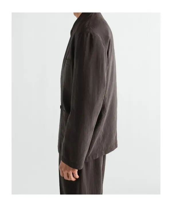 LEMAIRE Light Double-breasted Jacket In Dry Silk