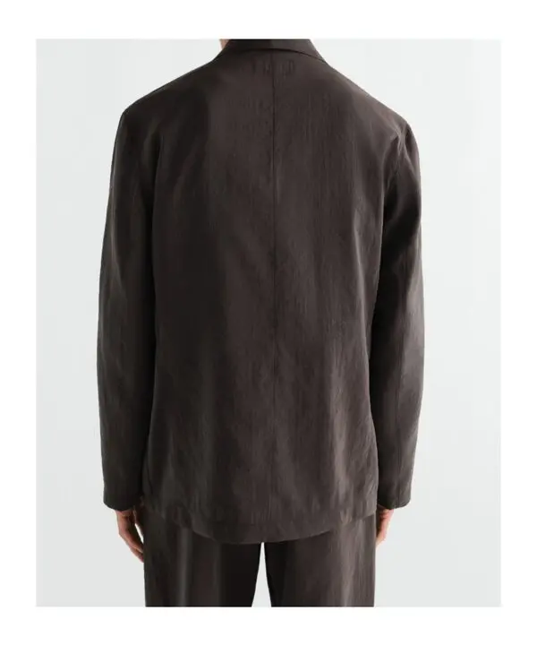 LEMAIRE Light Double-breasted Jacket In Dry Silk