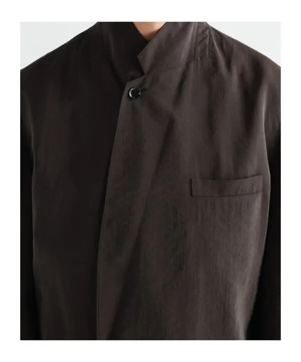 LEMAIRE Light Double-breasted Jacket In Dry Silk