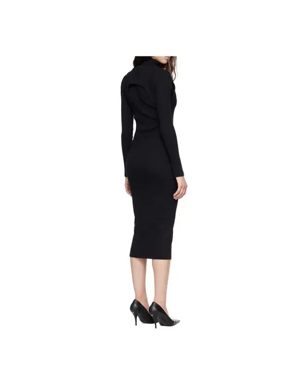 Off-White Off Stamp Rib Dress